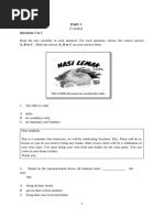 Exam Prep: Reading Comprehension | PDF | Galápagos Islands