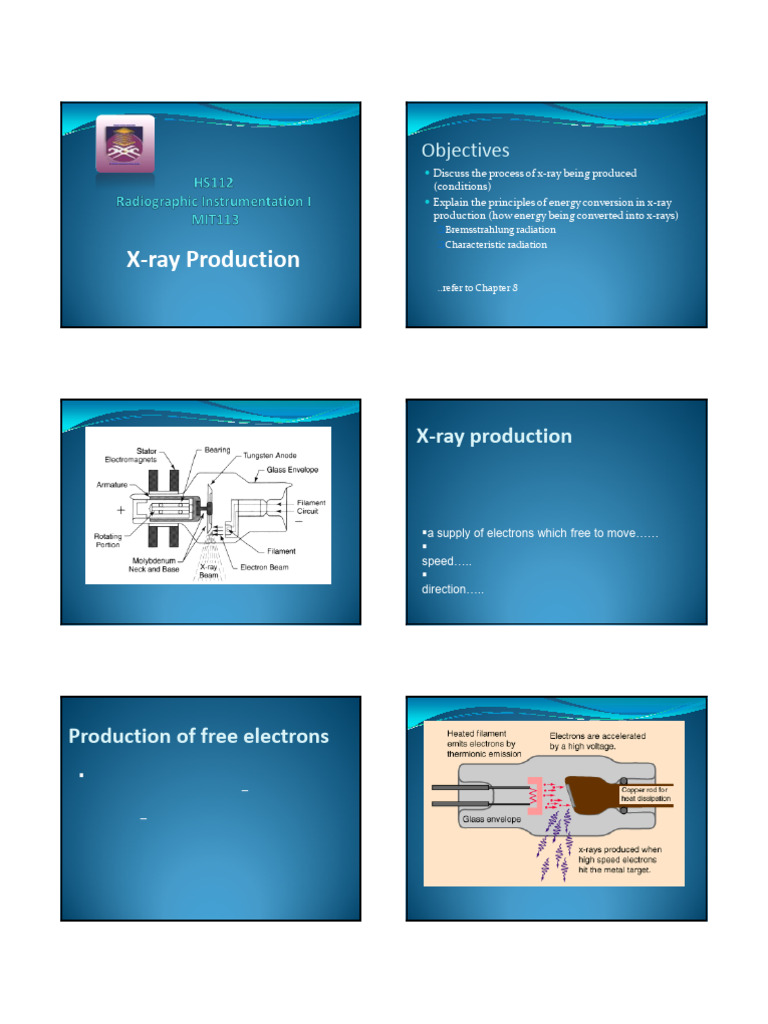 L2 X-Ray Production | PDF | Electron | X Ray