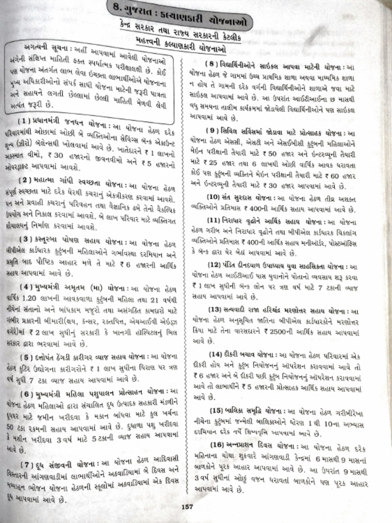 Gujrat Ni Yojanavo | PDF