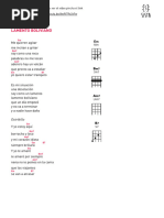 LAMENTO BOLIVIANO, Enanitos Verdes - Acordes | PDF