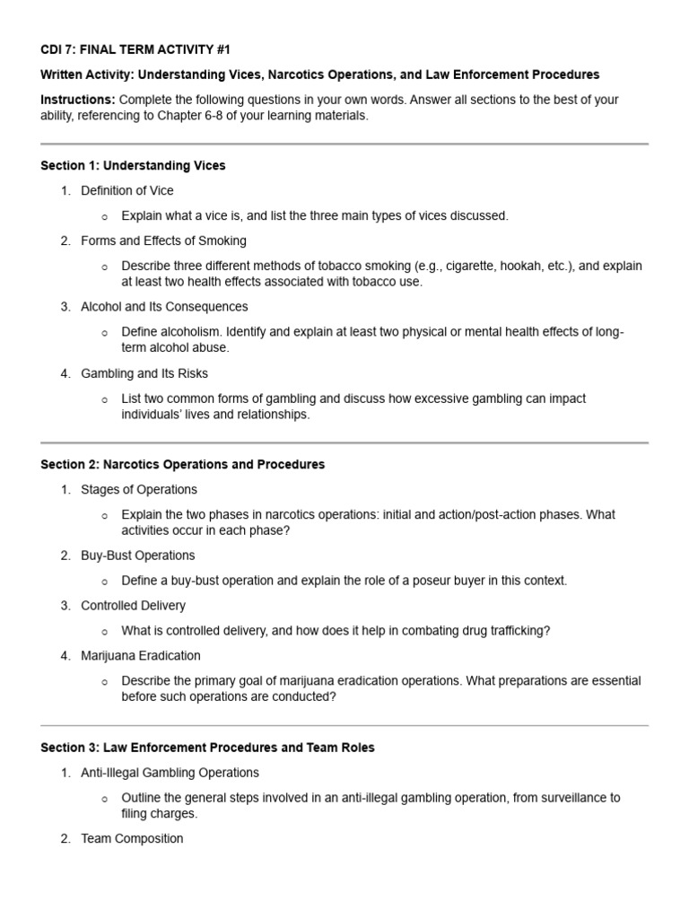 FINAL-TERM-ACTIVITY-1 | PDF | Smoking | Cannabis (Drug)