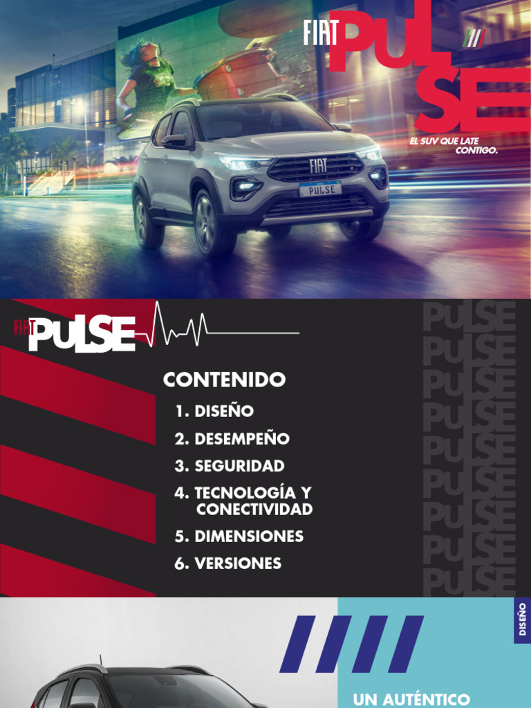 Fiat Pulse 2025: Manual y Ficha Técnica | PDF | Eje | Turbocompresor