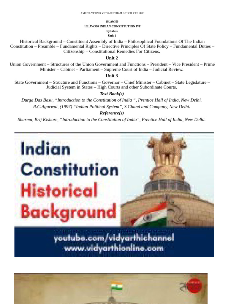 Indian Constitution Introduction | PDF