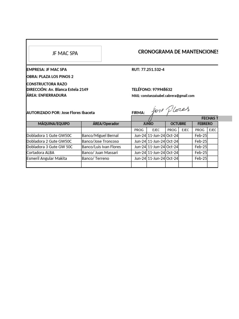 Item 8-Anexo Plan Mant Preventivo2.0 | PDF | Ingeniería | Informática