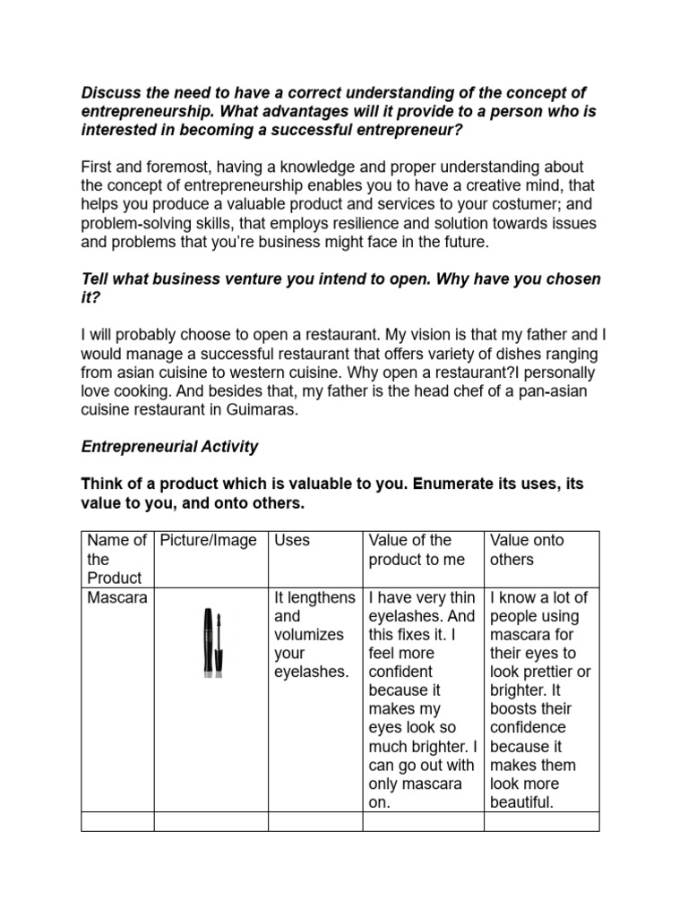 Entrep PT | PDF | Career & Growth