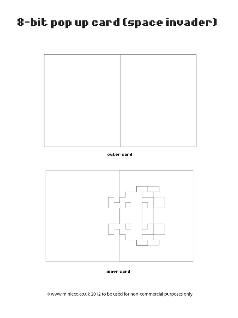 Space Invader Template | PDF | Games & Activities