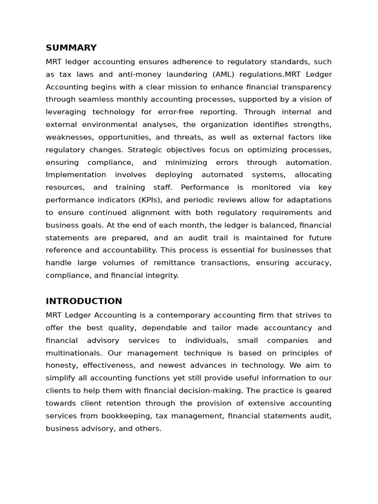 MRT 1 | PDF | Audit | Regulatory Compliance