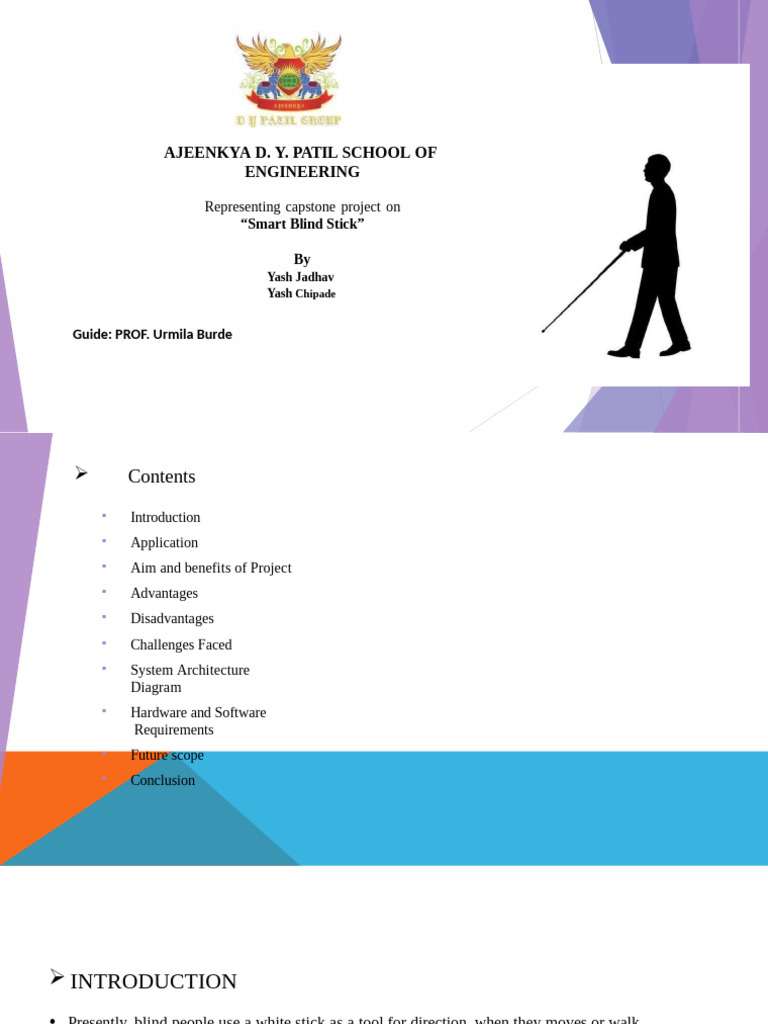Smart - Blind - Stick (1) Yash | PDF | Visual Impairment | Arduino