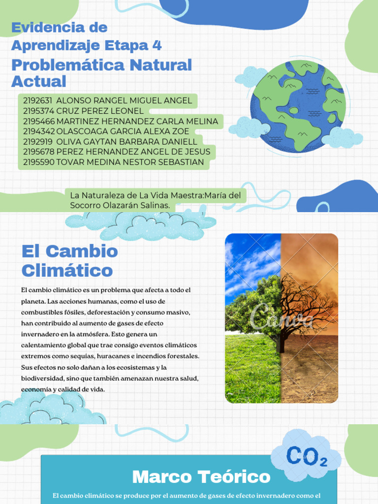 Presentación Sostenibilidad Ambiental Ilustrado Azul y Verde - 20241110 - 190838 - 0000 | PDF ...