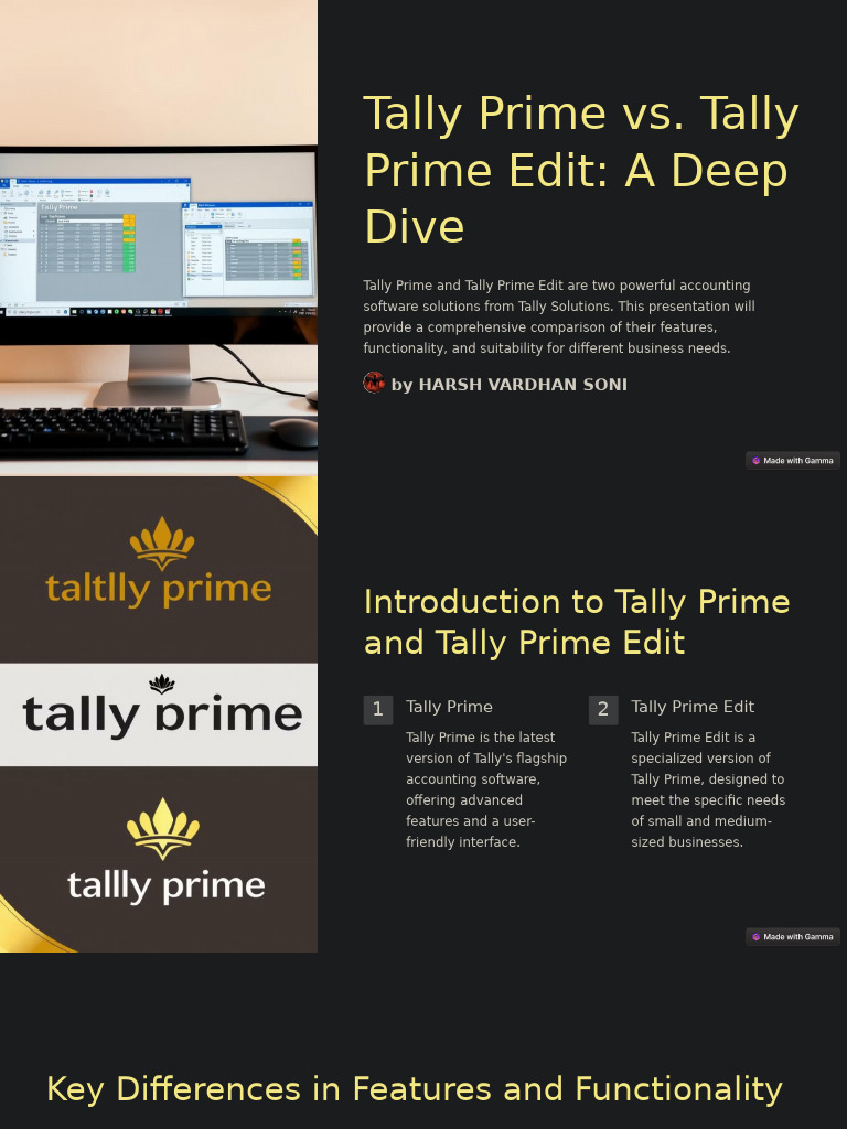 Tally Prime Vs Tally Prime Edit A Deep Dive | PDF | Inventory | Business