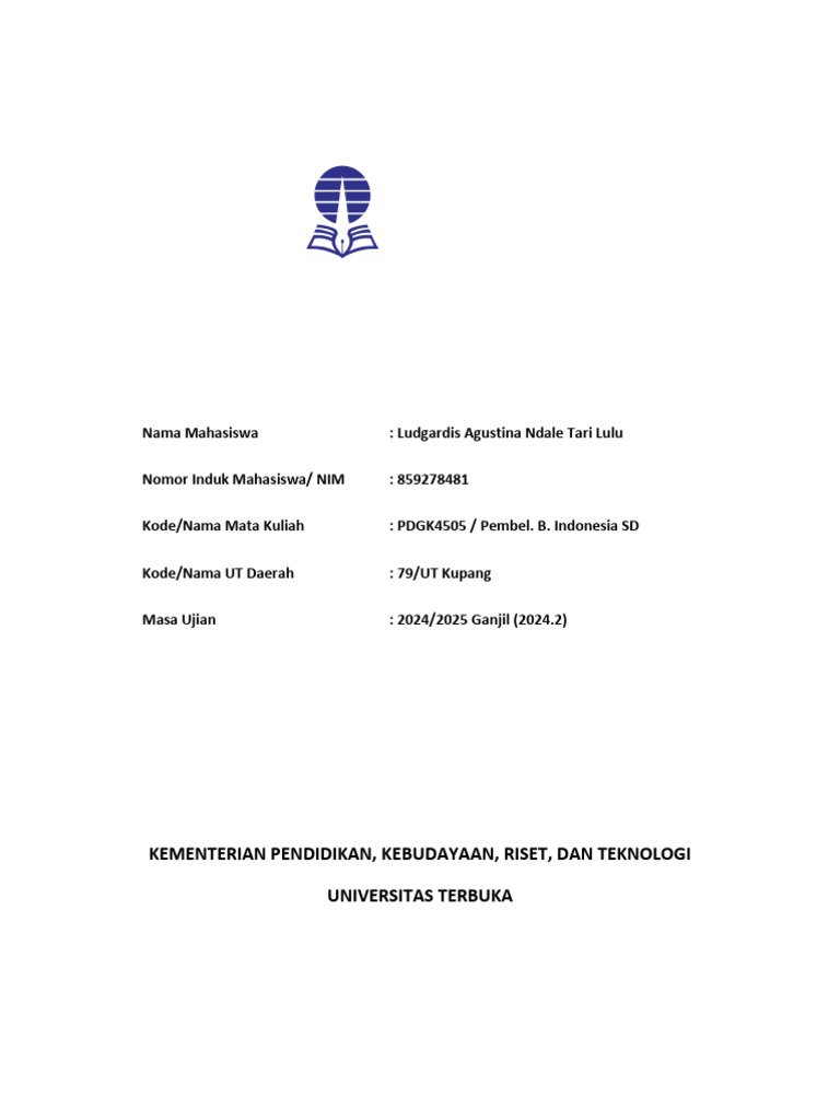 TGS 2 Pend BHS Indonesia SD | PDF