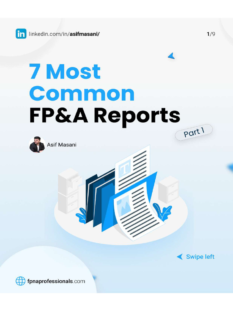 7 Most Common FP&a Report Part 1 | PDF