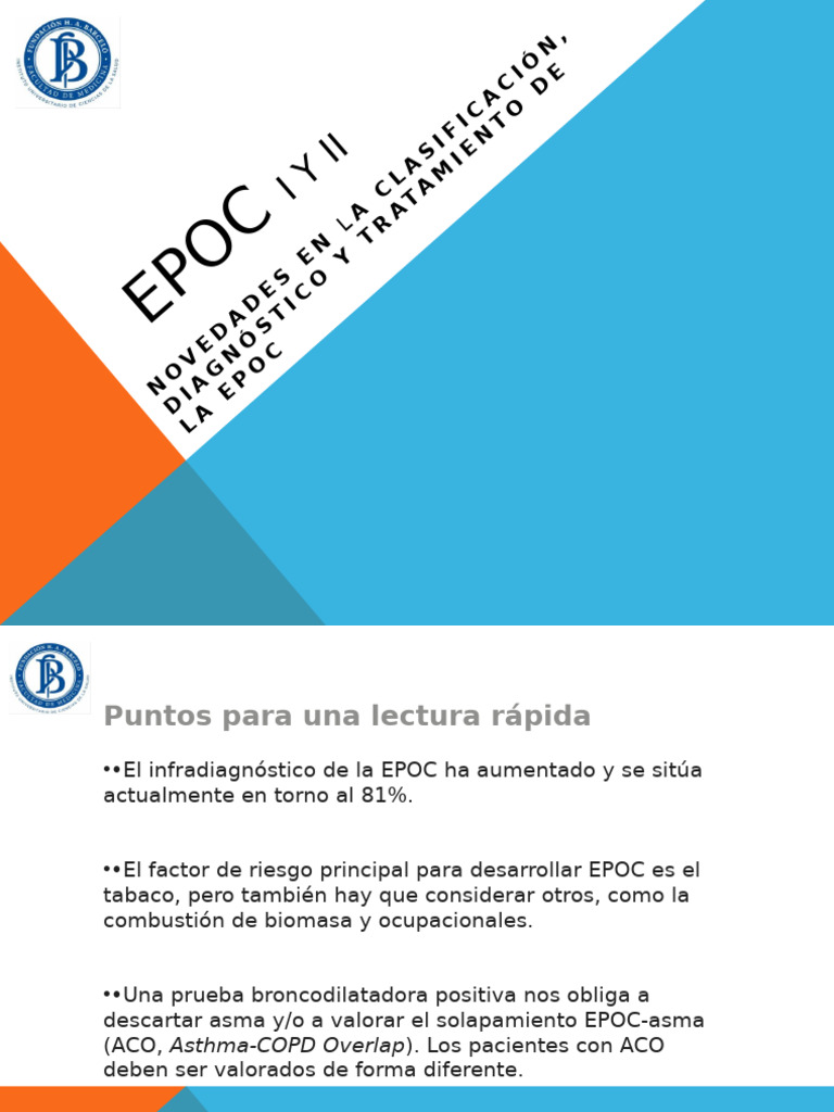 Epoc I y Ii | PDF | Asma | Enfermedad pulmonar obstructiva crónica