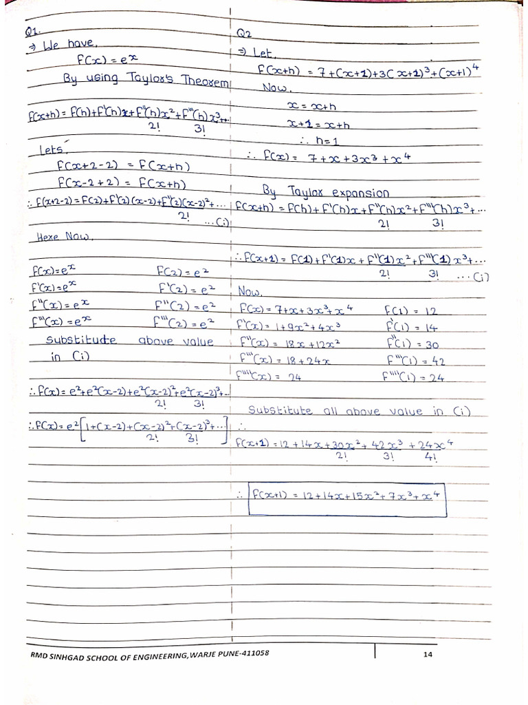 Tutorial No.1 (Q1 To Q5) | PDF