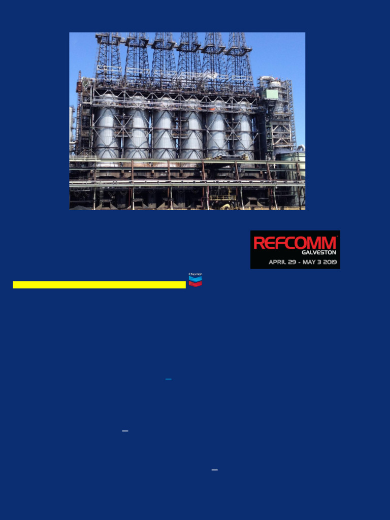 Chevron Coke Drum Inlet Transition Spool Wilborn Reeves Chevron DCU ...