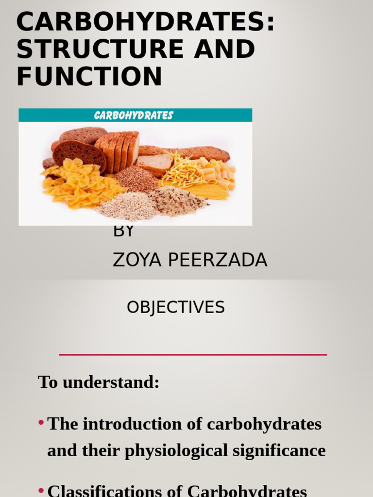 Unit 2 Carbohydrates | PDF | Carbohydrates | Glucose