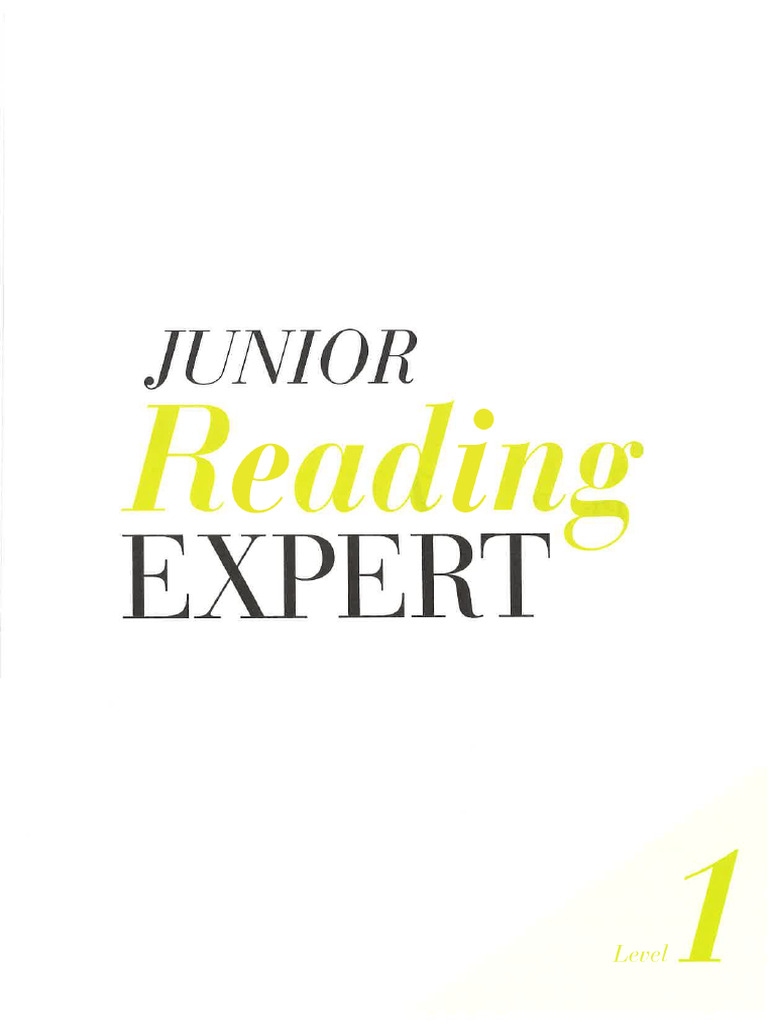 (능률) Junior Reading Expert 1 | PDF