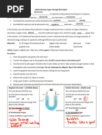 Electrolysis of Copper Chloride Experiment | PDF | Electrode | Anode