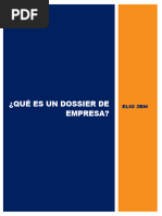 Ejemplos y Modelos de Dossier Empresarial | PDF | Multimedia | Business