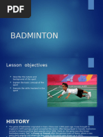Module 1.1-Badminton (Rules and Basic Skills) | PDF | Games Of Physical ...