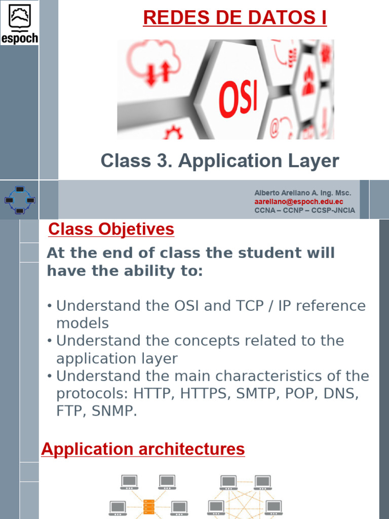 Clase 3. Capa de Aplicacion | PDF | File Transfer Protocol | Domain Name System