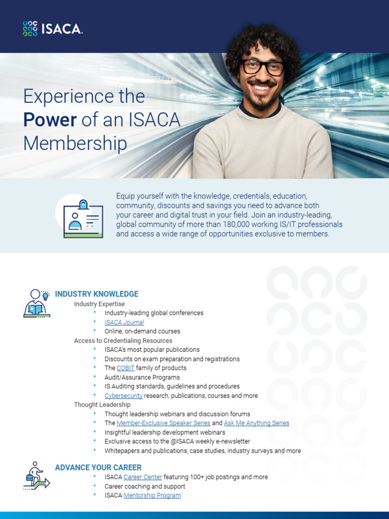 Experience The Power of An ISACA Membership - 0824 | PDF | Mentorship ...