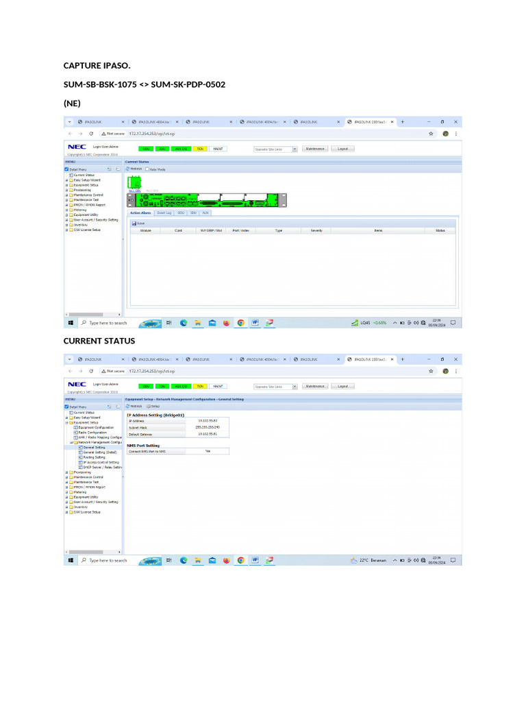 CAPTURE IPASO MW 1075 To 0502 | PDF