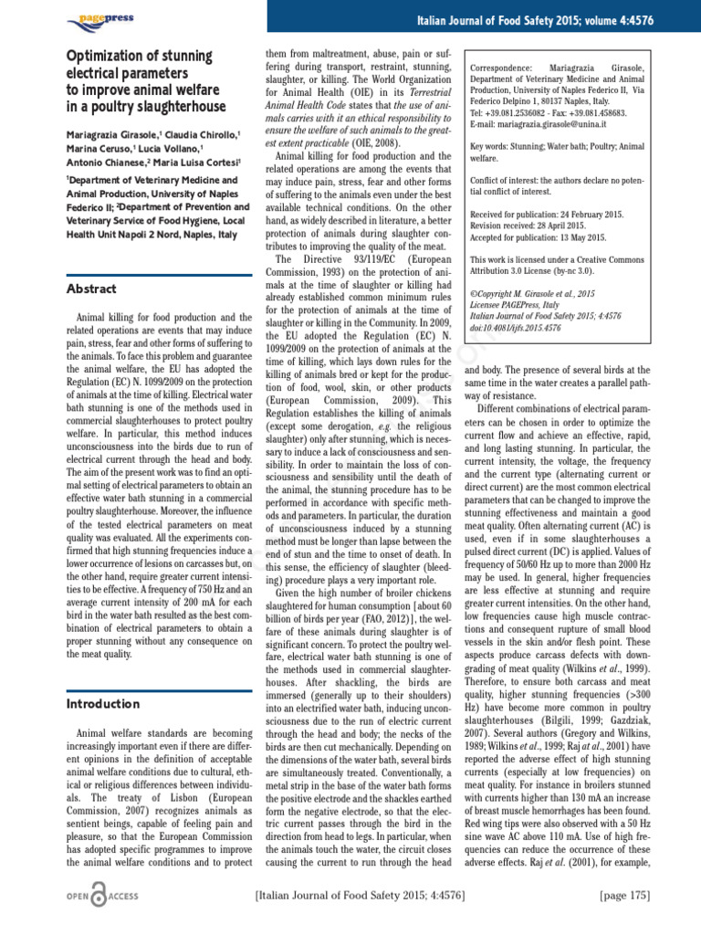 2015-Optimization of Stunning Electrical Parameters To Improve Animal ...