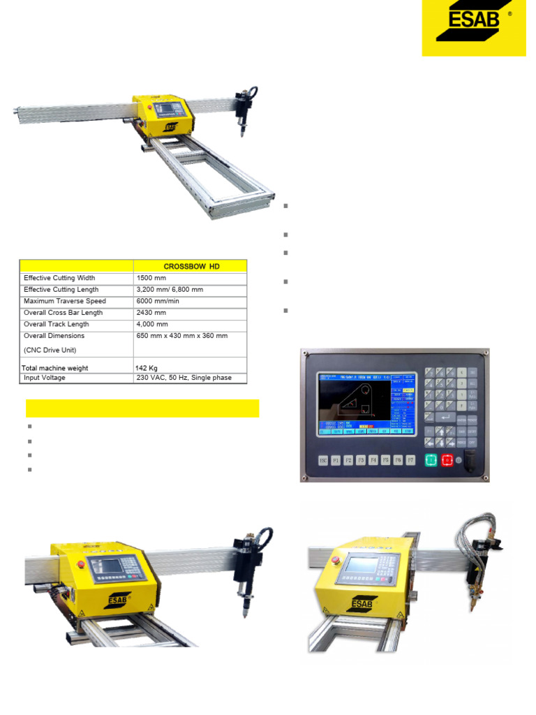 Crossbow HD Factsheet V0 Compatibility Mode | PDF | Numerical Control ...