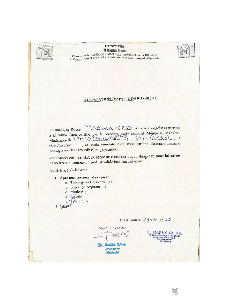 Aptitude Physique | PDF