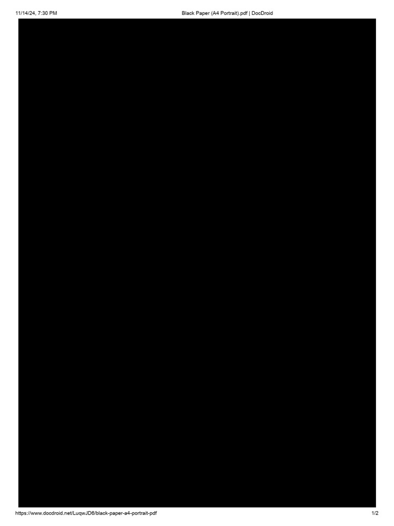 Black Paper (A4 Portrait) .PDF - DocDroid | PDF