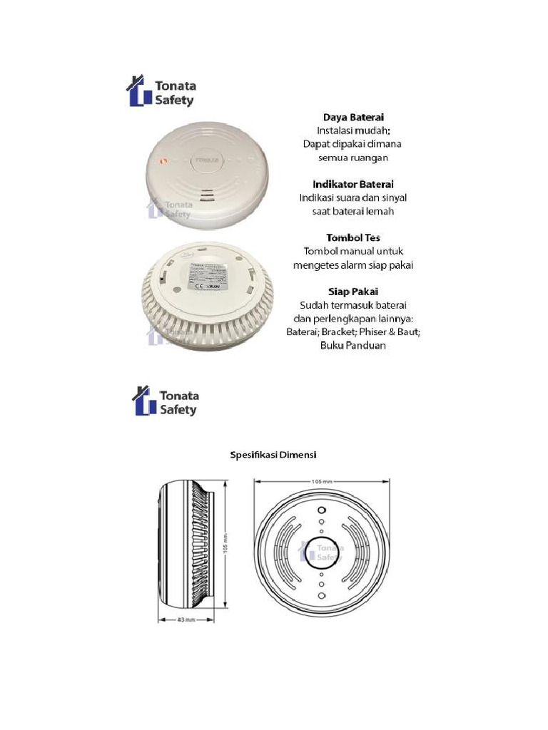 Tonata Smoke Detector | PDF