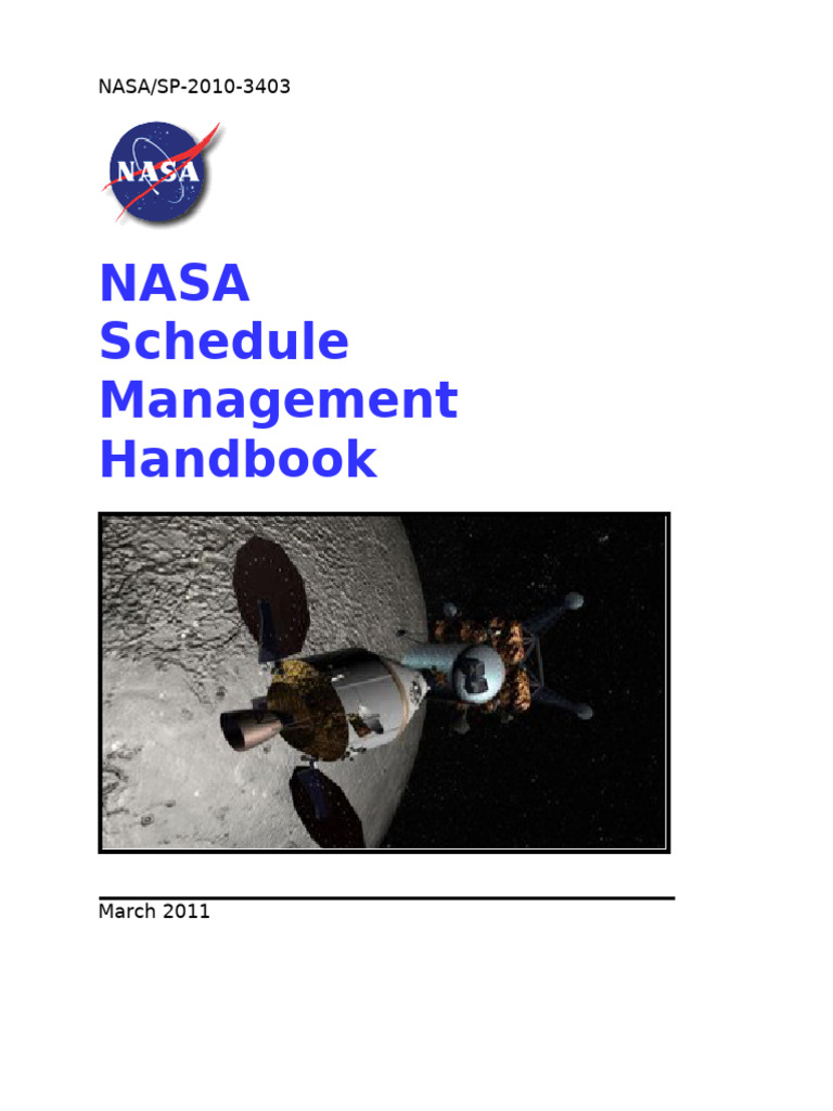 Special Publication Nasa Schedule MGMT HDBK 03162011 0 | PDF | Project ...
