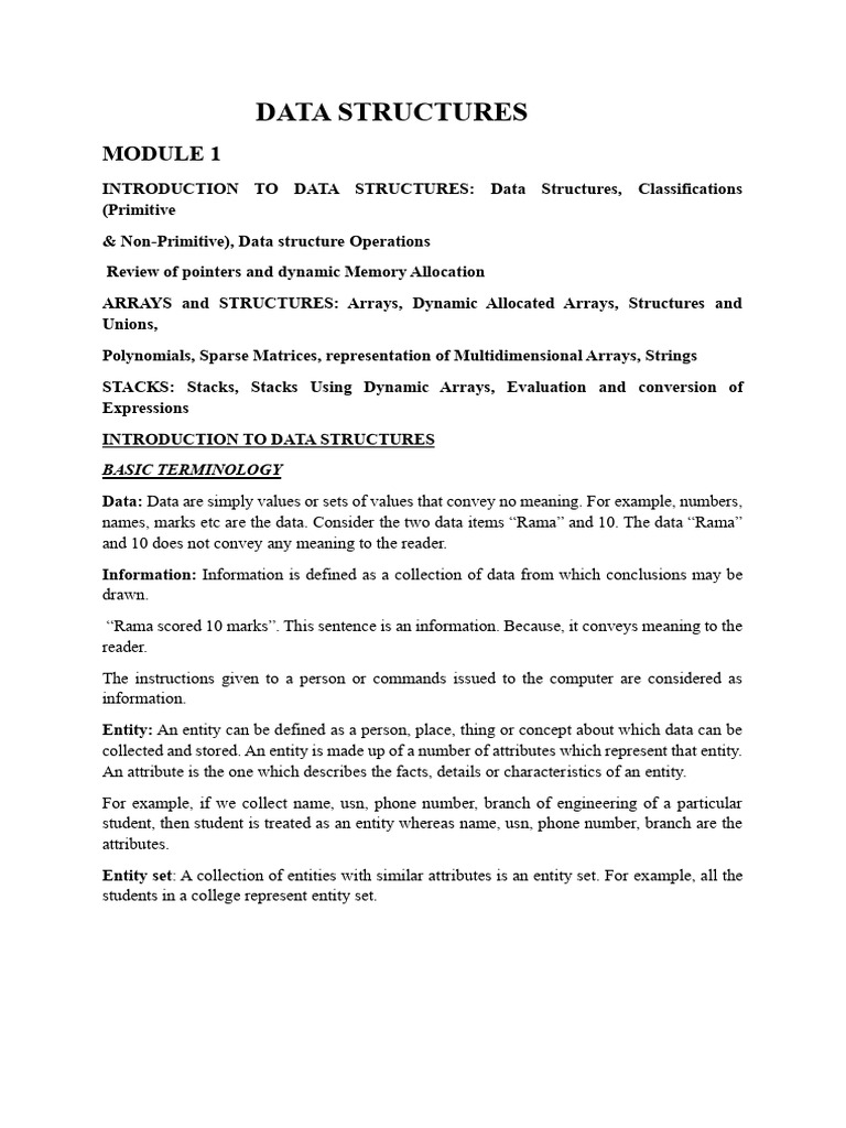 Module 1 Pdf Pointer Computer Programming Computer Programming