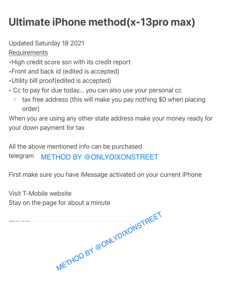 Free Iphone 13 Method? | PDF | Authentication | Applications Of ...