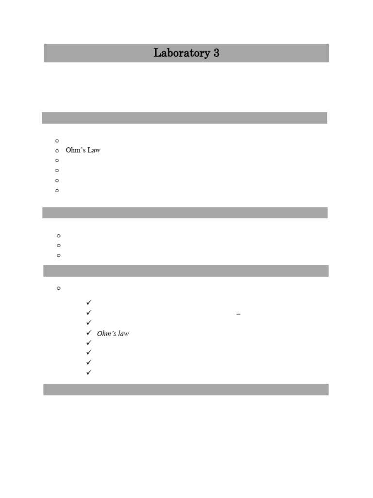 Voltage And Current Dividers Lab Guide Pdf Series And Parallel