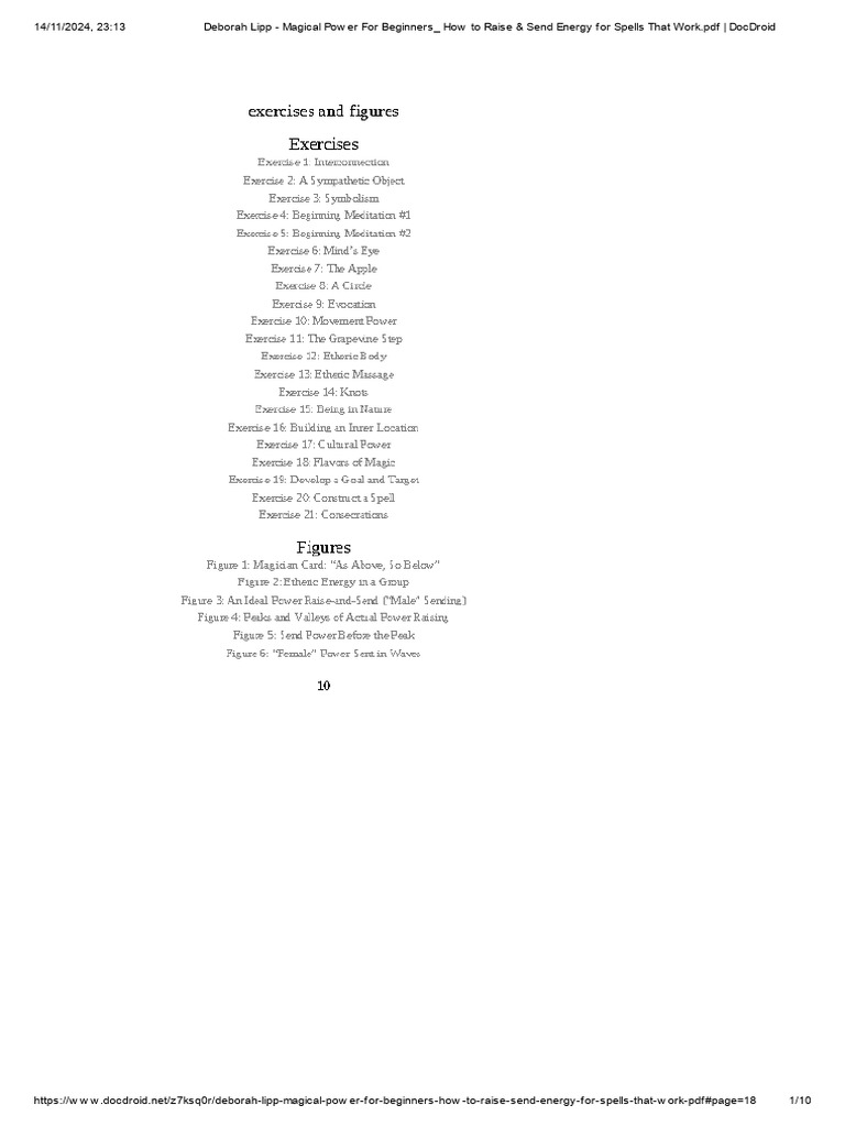 Deborah Lipp - Magical Power For Beginners - How To Raise & Send Energy ...