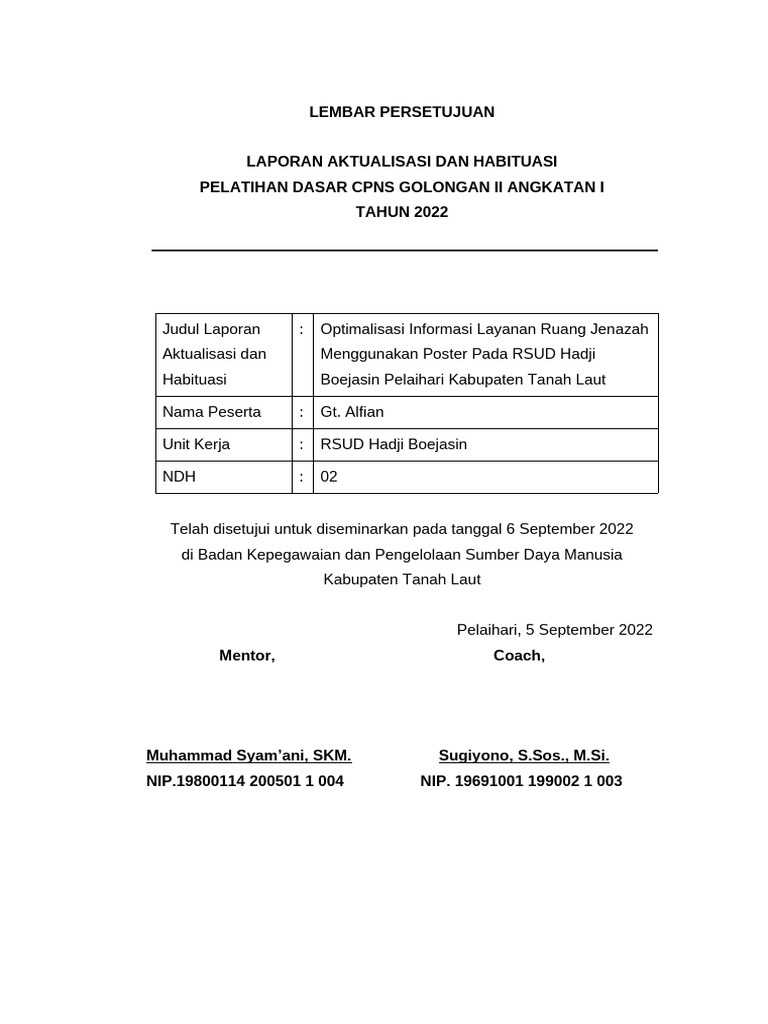 2 LEMBAR PERSETUJUAN DAN PENGESAHAN | PDF