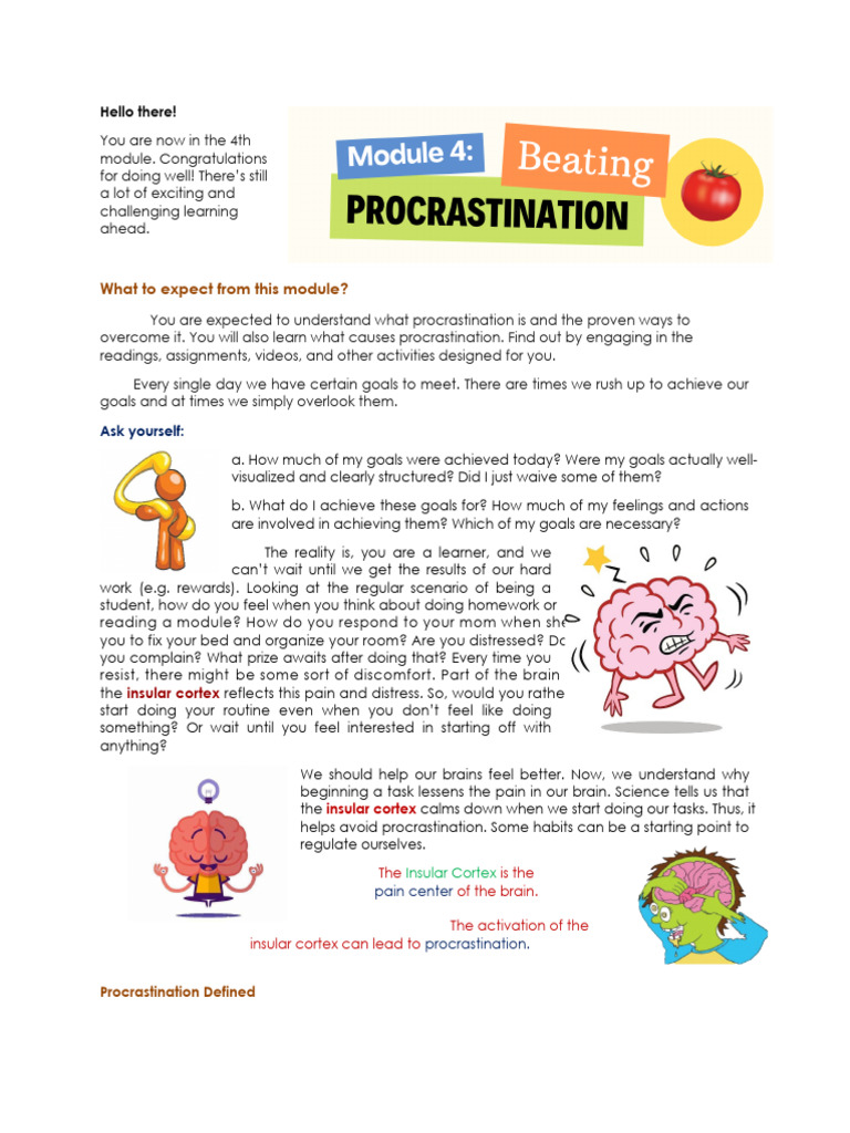 Definition of Procrastination | PDF | Professional Skills | Procrastination