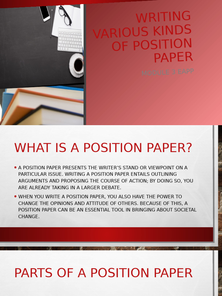 Position Paper Writing Guide | PDF | Birth Control | Reproductive Rights