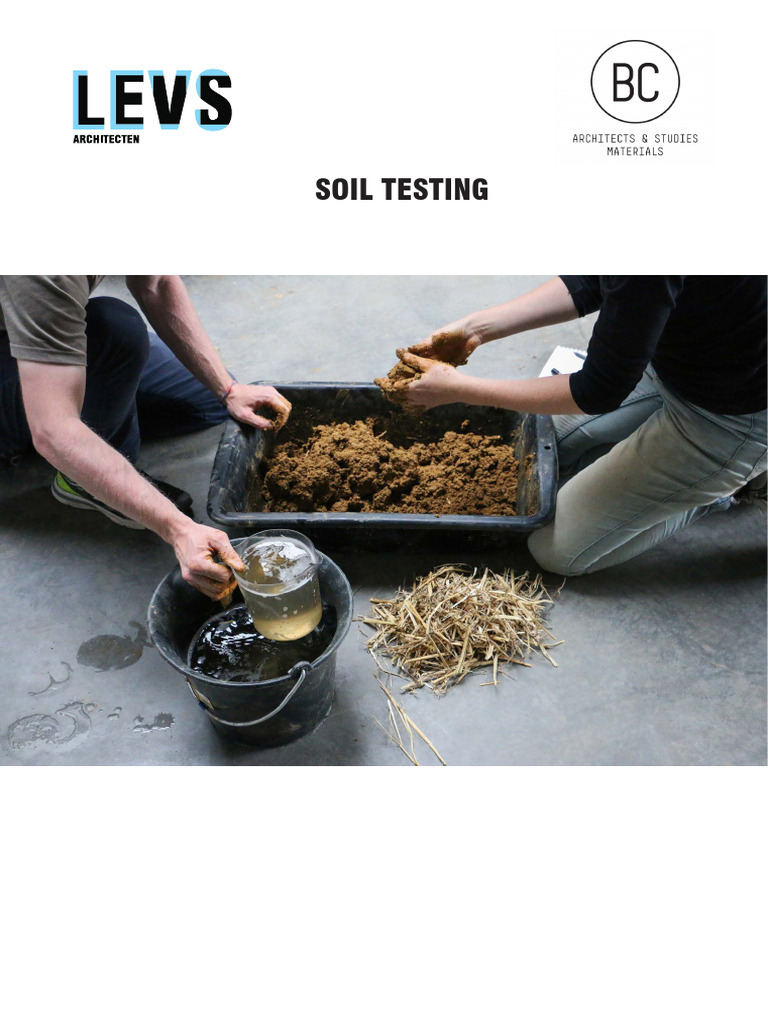 Booklet 1 Manual - Soil Testing Chapter | PDF | Clay | Soil
