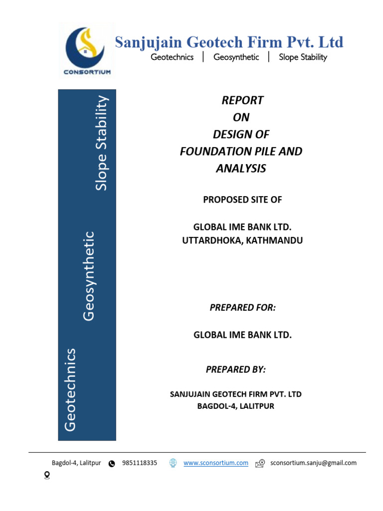 GIME FINAL- FOUNDATION | PDF | Deep Foundation | Geotechnical Engineering