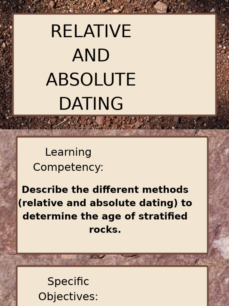 Relative vs Absolute Dating Methods | PDF | Rock (Geology ...