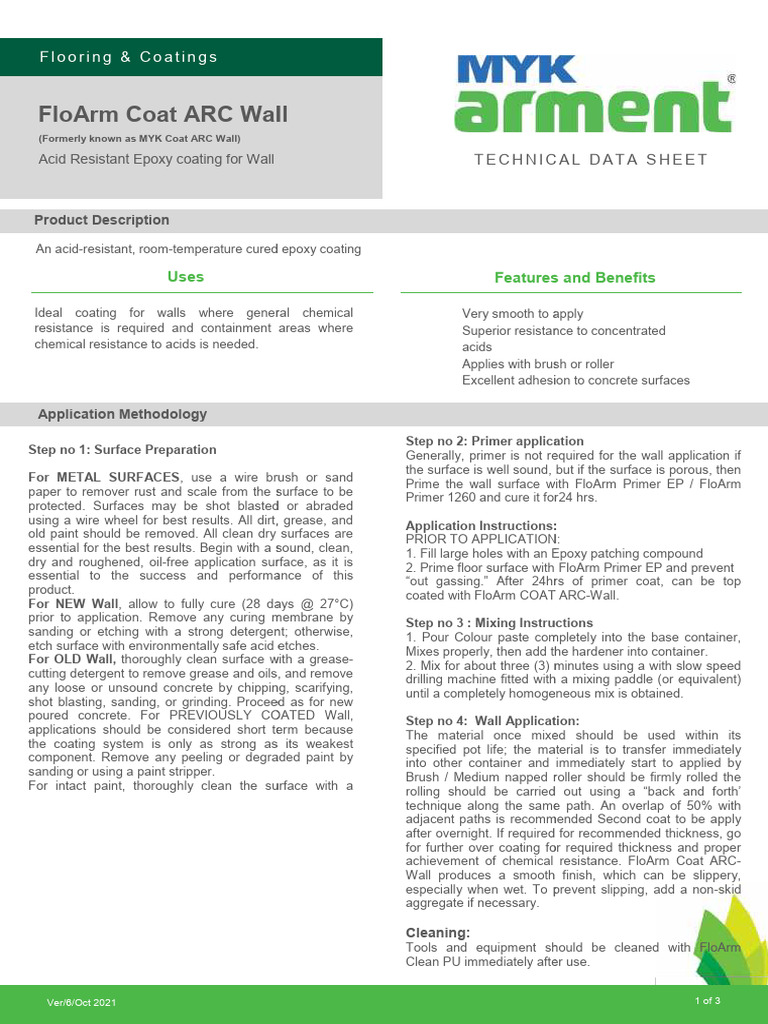 Acid Resistant Epoxy Coating For Wall - FloArm-Coat-ARC-Wall-Ver-6 ...