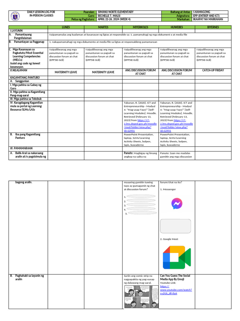 Epp-Ict 5 Week 4 | PDF