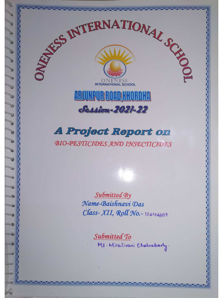 Class 12 Biology Project 3 | PDF
