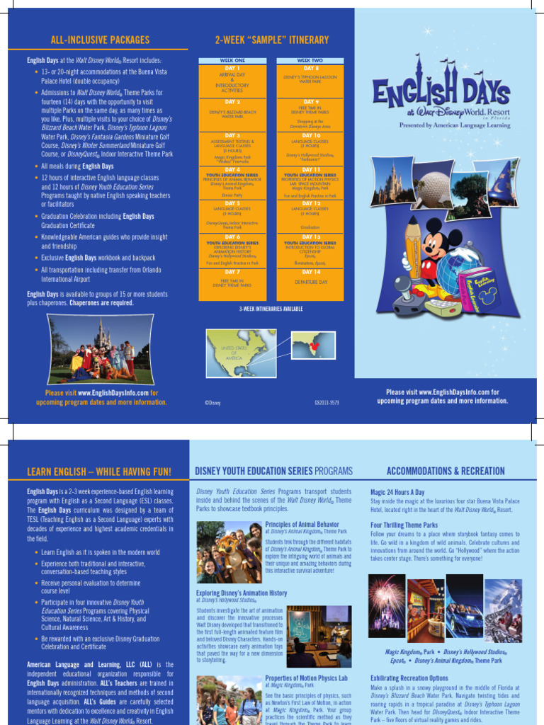2013 English Learning Days Brochure For Print | PDF | The Walt Disney ...