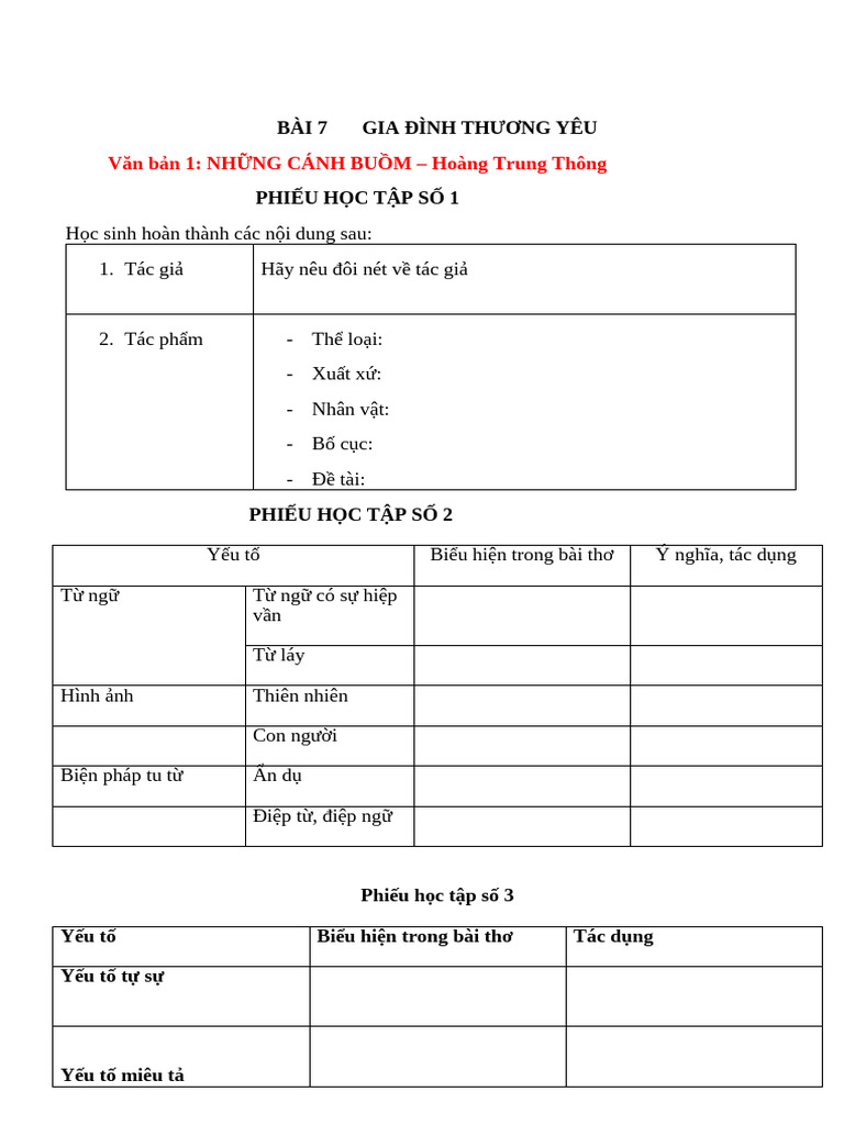 PHT Bài 7 Vb1 NH NG Cánh Bu M | PDF