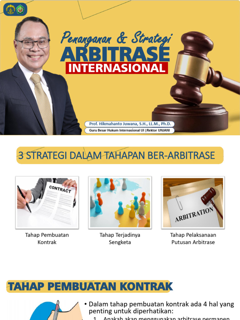 Strategi Efektif dalam Arbitrase Internasional | PDF | Seni & Disiplin Bahasa