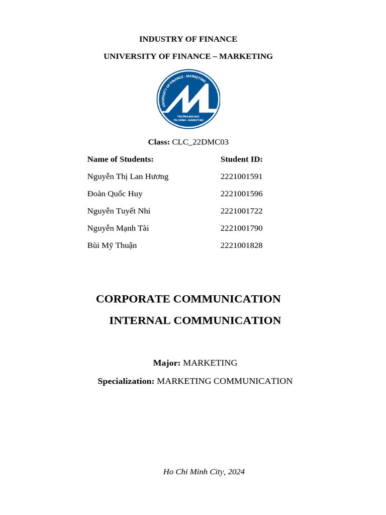 Internal Communication | PDF | Employment | Goal